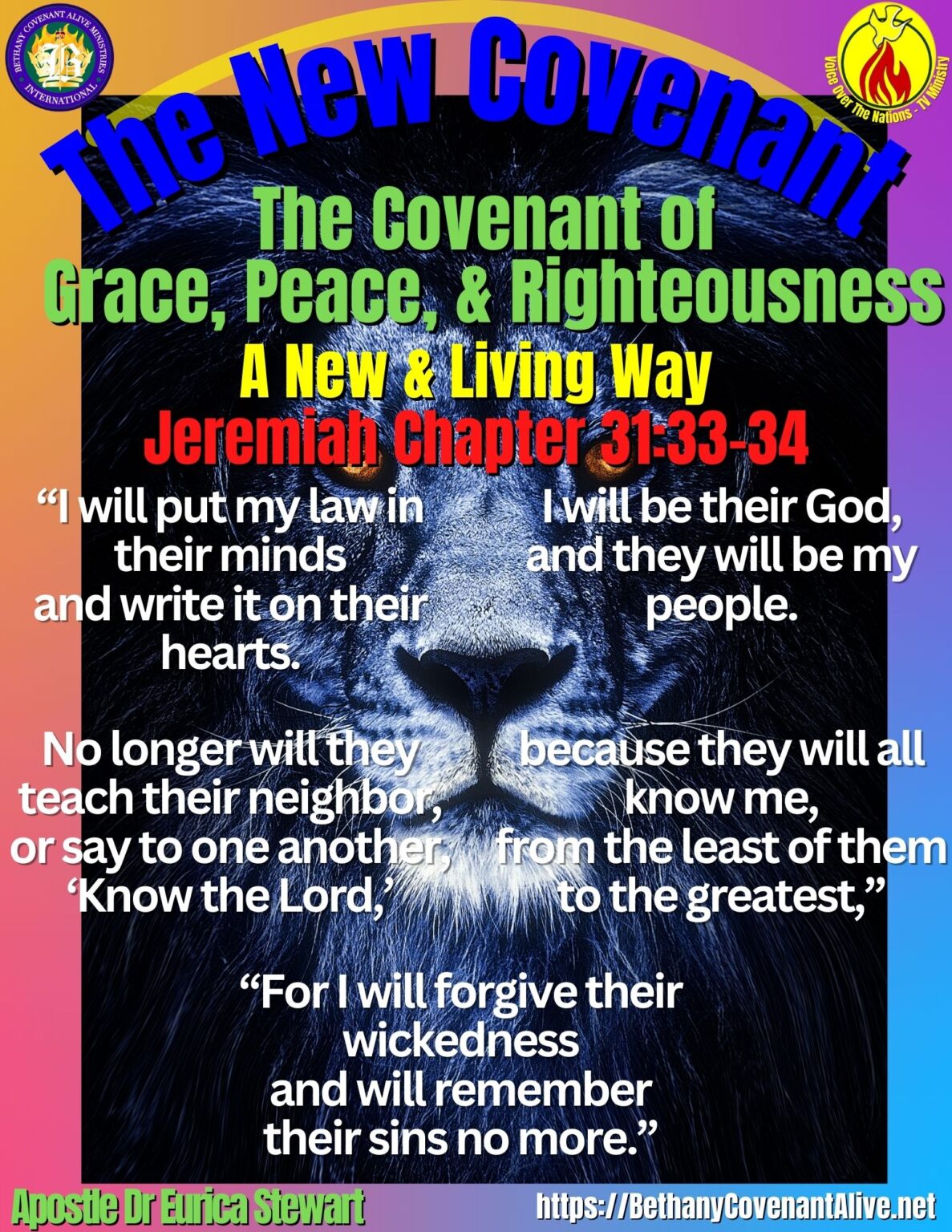 New Covenant Living Way - Bethany Covenant Alive Ministries Intl